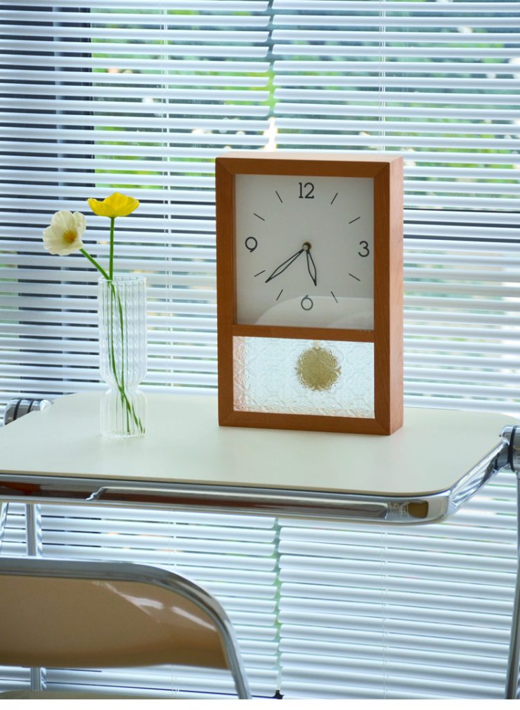 Vintage Style Japanese Solid Wood Living Room Wall Clock – Viola Shopping